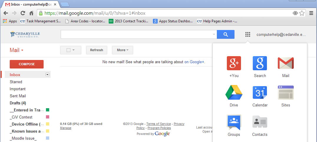 Google Inbox And Toolbar Changes Information Technology